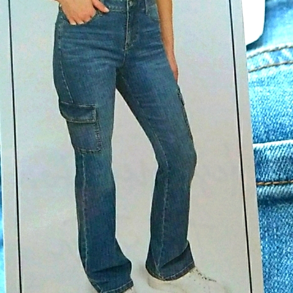 Vanilla Star Jeans New Vanilla Star Distressed Cargo Jeans Juniors